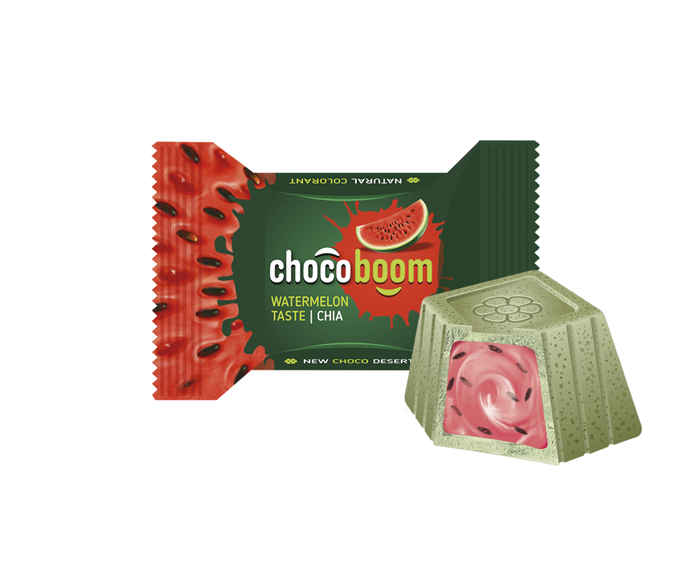 Chocoboom Watermelon + Chia | 1,0 kg - CHOCOBOOM - The universe of ...